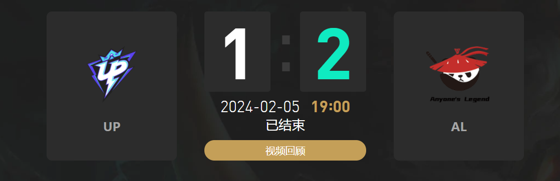 2024LPL春季赛常规赛第三周第一天比赛结束 WE 2-1 LGD、AL 2-1 UP - 99游戏网